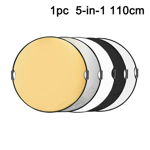 5-in-1 Portable Reflector Collapsible Round Camera Light Grips Handle ...