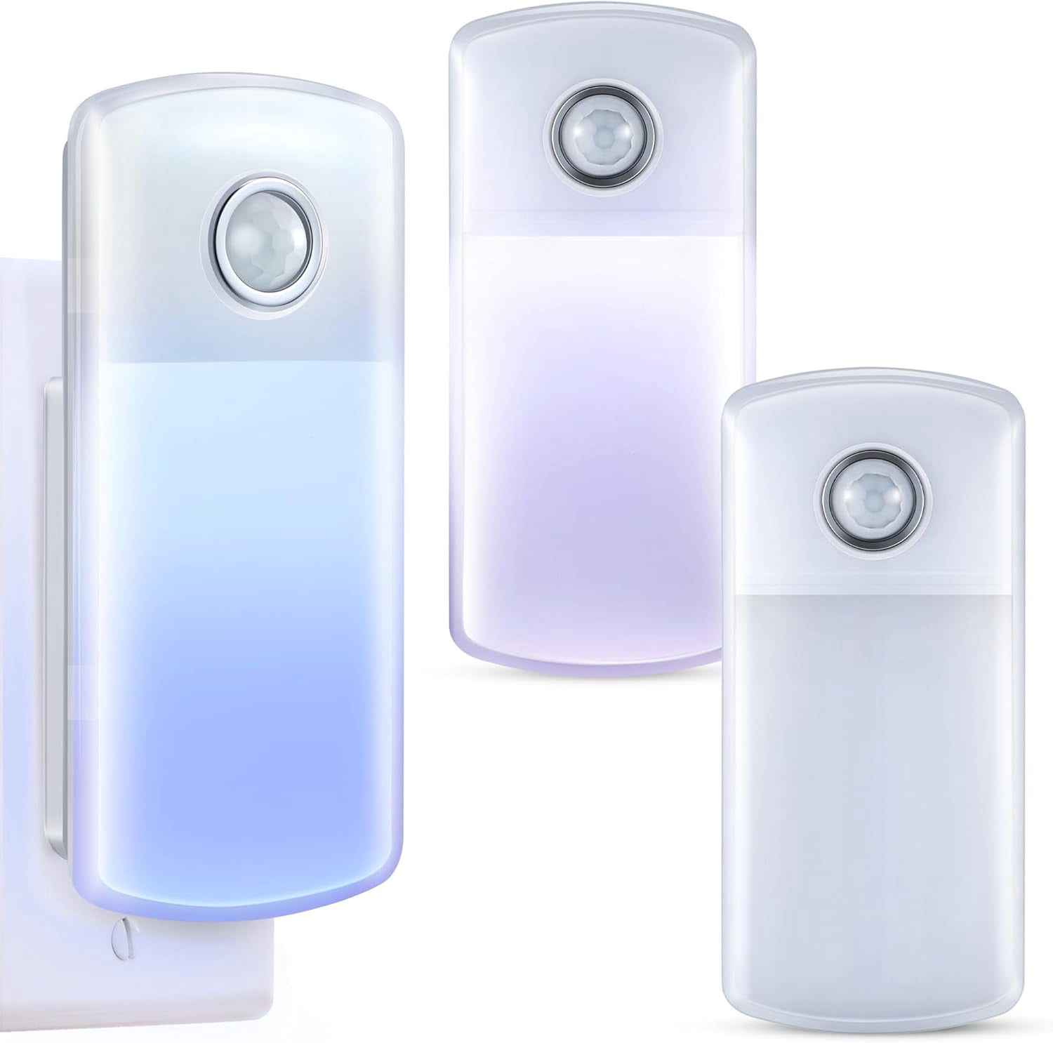 5-in-1 Rechargeable LED Night Light and Flashlight with Foldable Plug ...