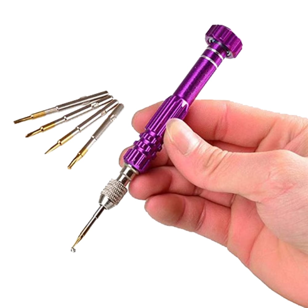 5 in 1 Repair Opening Magnetic Screwdriver Kit Set for Watch Phone ...