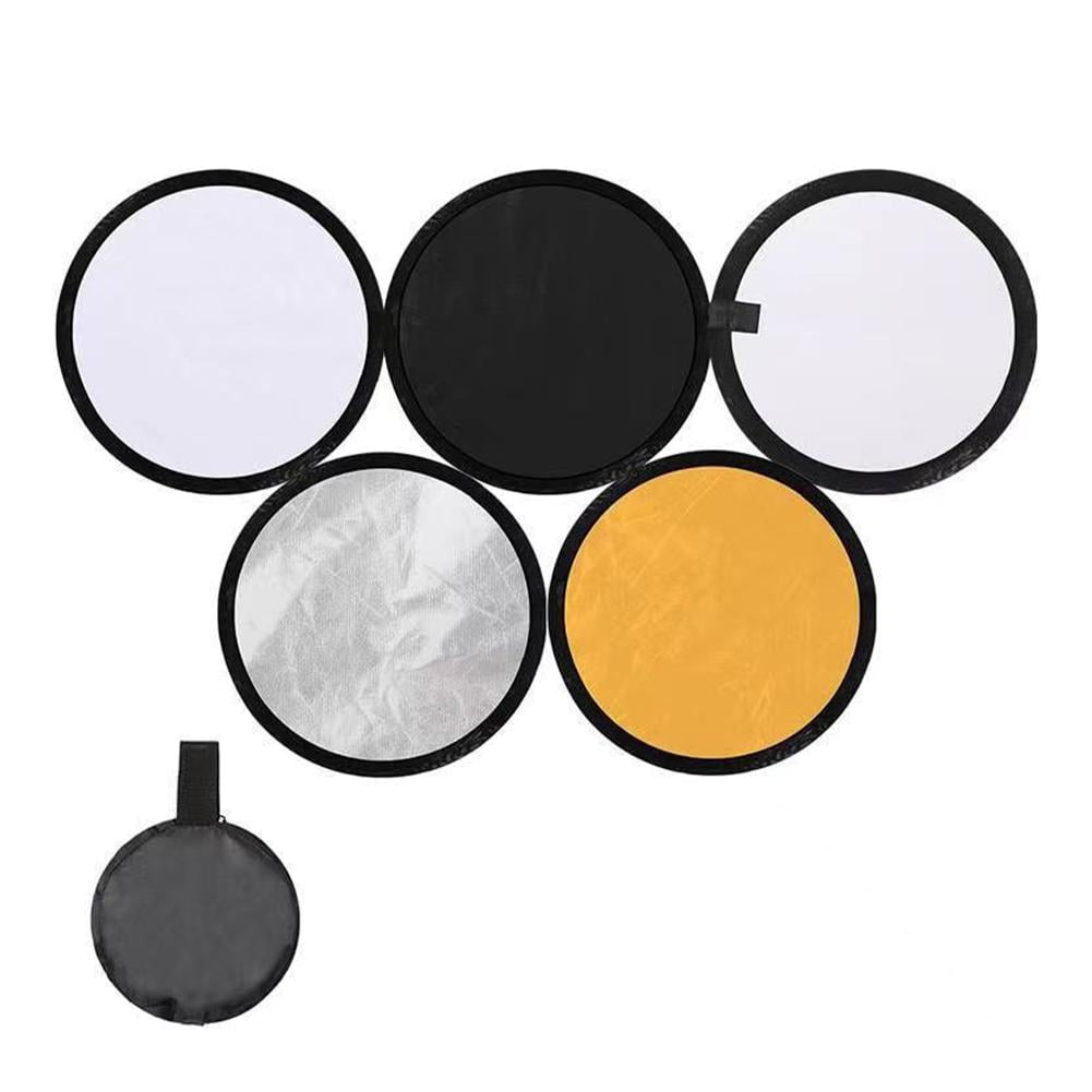 5 in 1 Round Photo Studio Reflector Collapsible Light Diffuser ...