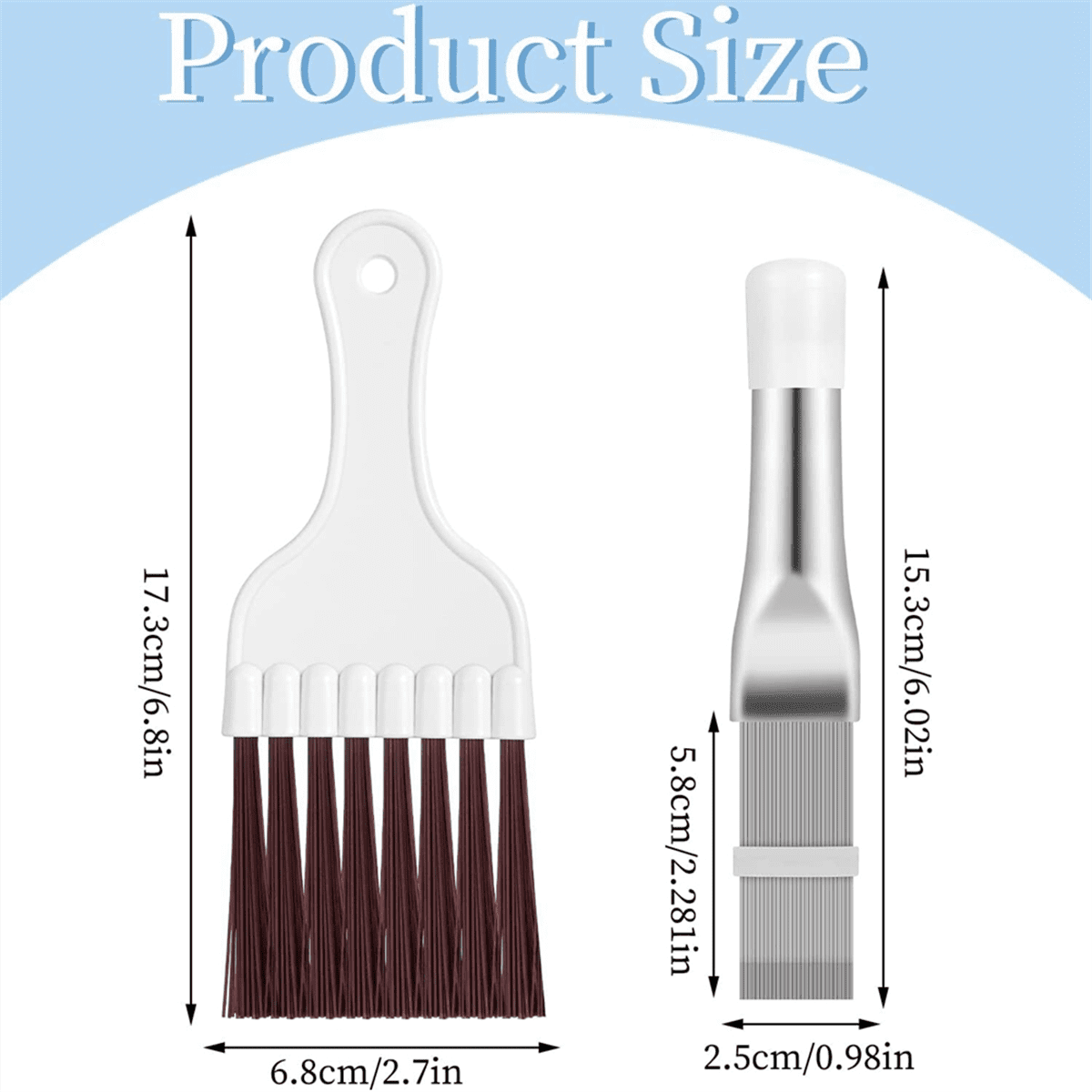 5 in 1 Set Air Conditioner Condenser Fin Comb, Coil Cleaner Stainless ...