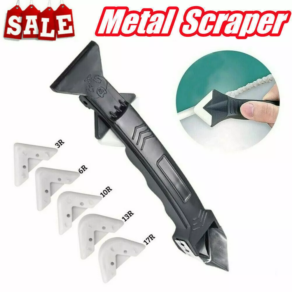 5 in 1 Silicone Trowel Scraper Corner Caulking Tool Remover Finisher ...