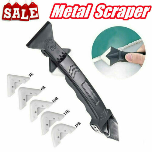 5 in 1 Silicone Trowel Scraper Corner Caulking Tool Remover Finisher ...