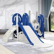 Swing-N-Slide 4 Foot Apex Wave Slide with Lifetime Warranty, Blue ...