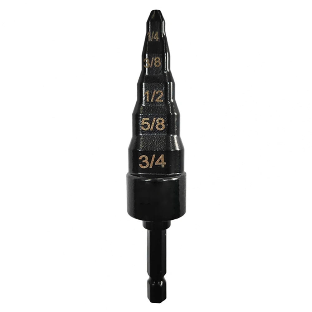 5 in 1 Swaging Drill Bit Set with 1/4 3/8 1/2 5/8 3/4 7/8inch Bits Soft ...