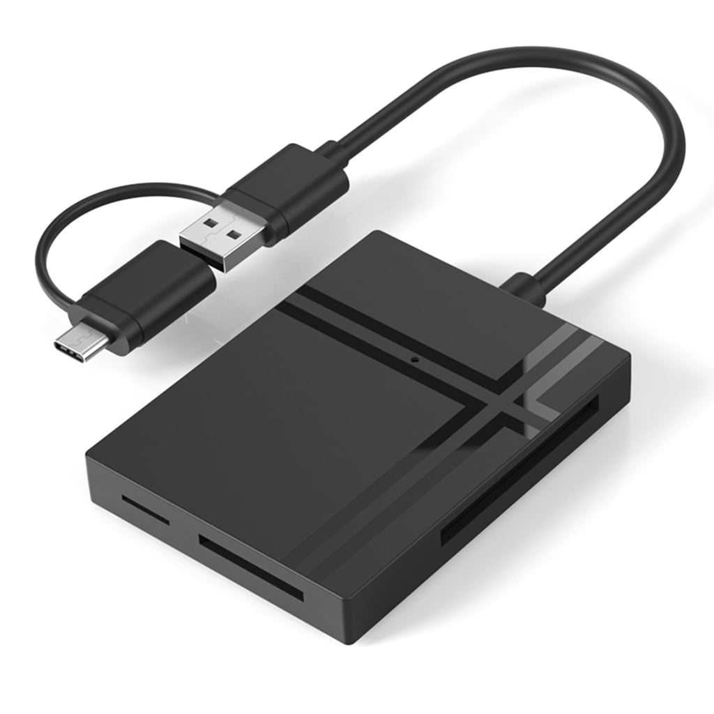 5 in 1 TF-SD-XD-CF-MS Memory Card Reader for PC Desktop Laptop Tablet ...