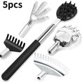 5-in-1 Telescopic Back Scratcher Set, Extendable Back Massager Tool ...