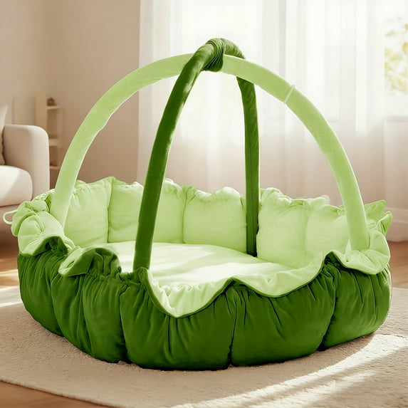 5-in-1 Thick & Plush Baby Gym, Baby Mats for Floor, Tummy Time Mat, Cat ...