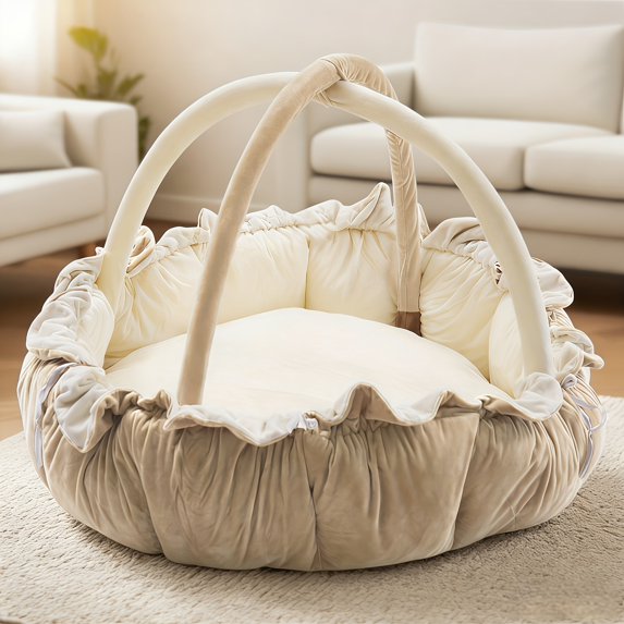 5-in-1 Thick & Plush Baby Gym, Baby Mats for Floor, Tummy Time Mat, Cat ...