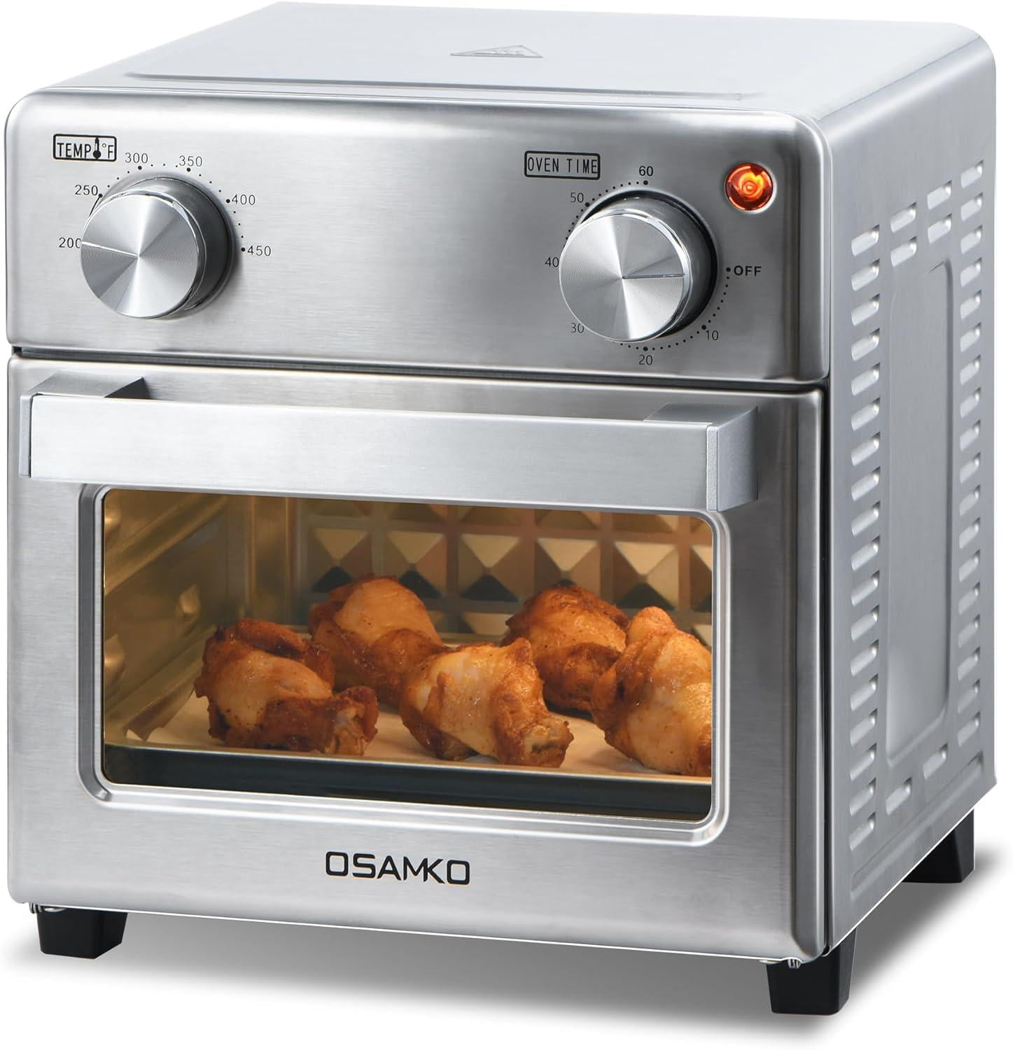 5-in-1 Toaster Oven Air Fryer Combo, 8.5 QT Air Fryer Convection ...