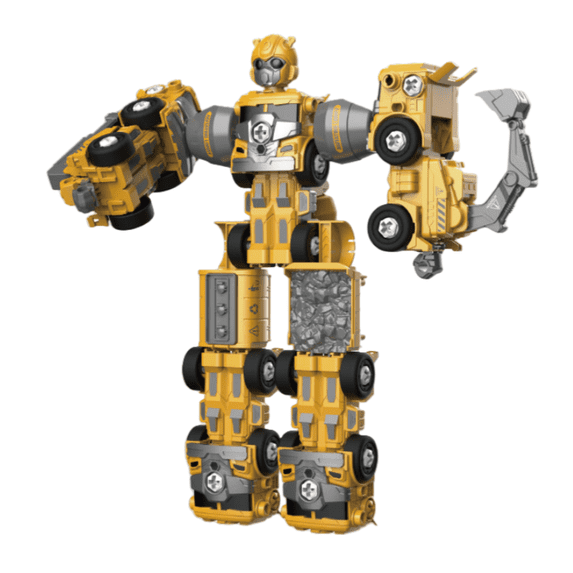 5-in-1 Transformable Robot Engineering Truck Toy Set, DIY Building ...