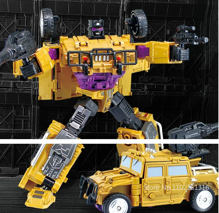 5 in 1 Transformation Oversized Bruticus Robot car Action Figures ...