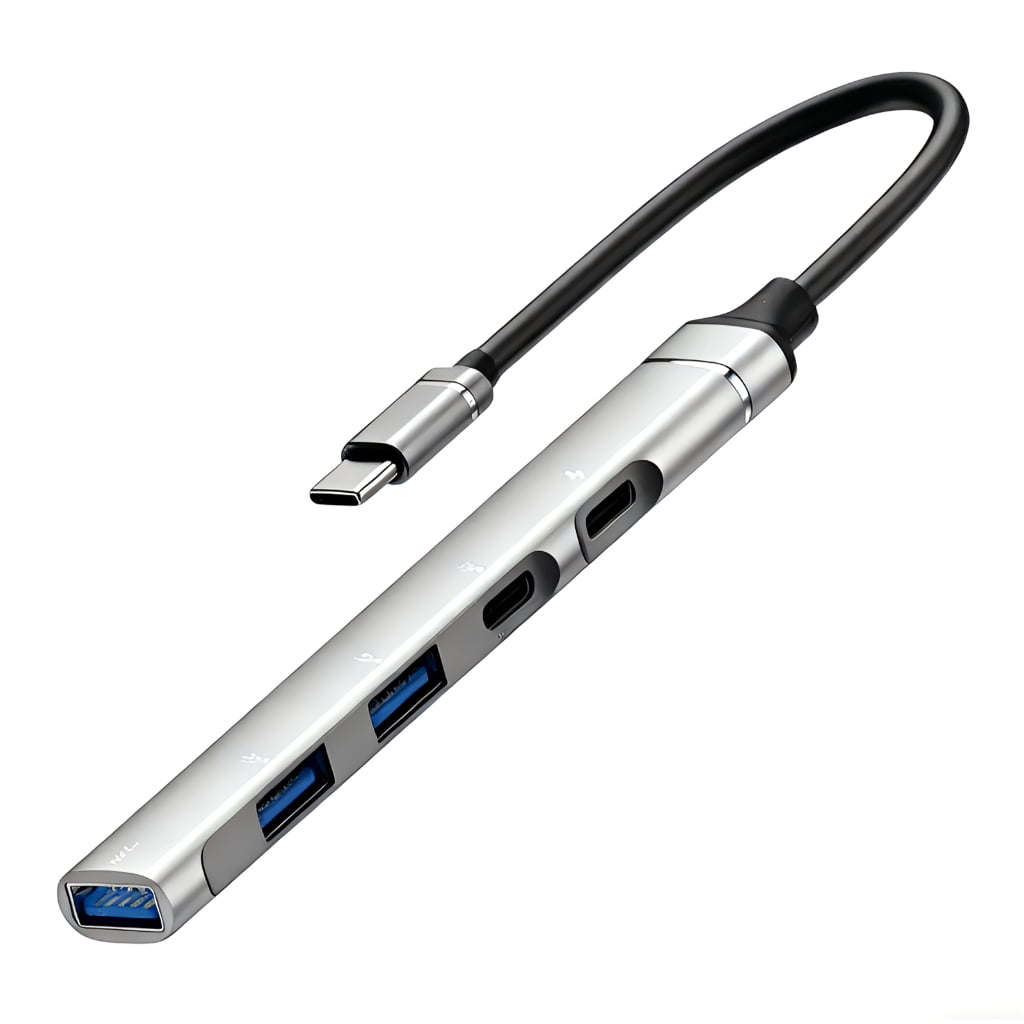 5 in 1 USB C Hubs with PD Charging Multiple Port Aluminum Alloy ...