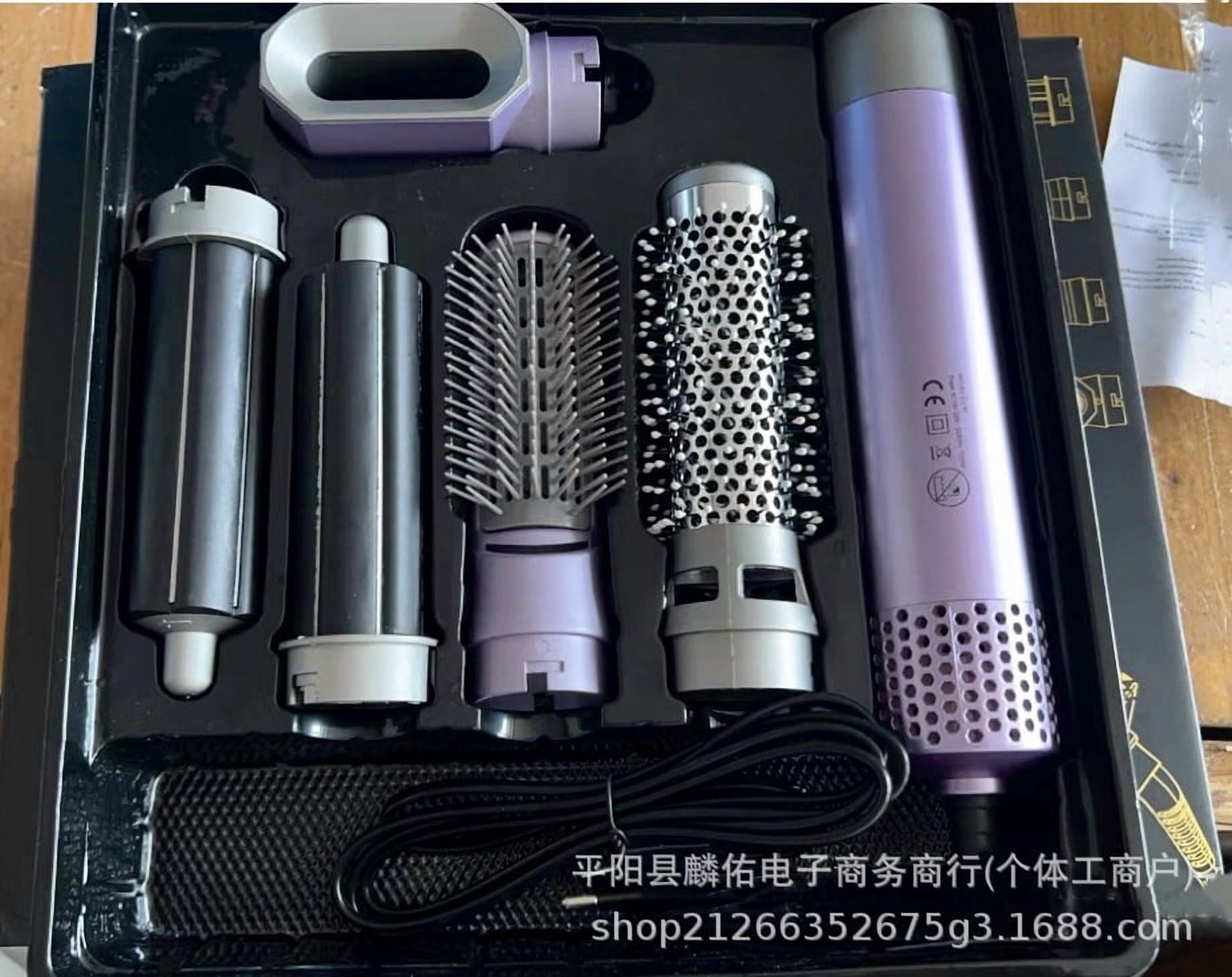 5-in-1 curling iron, hair dryer, curling comb, egg roll curling iron ...