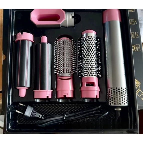 5-in-1 curling iron, hair dryer, curling comb, egg roll curling iron ...