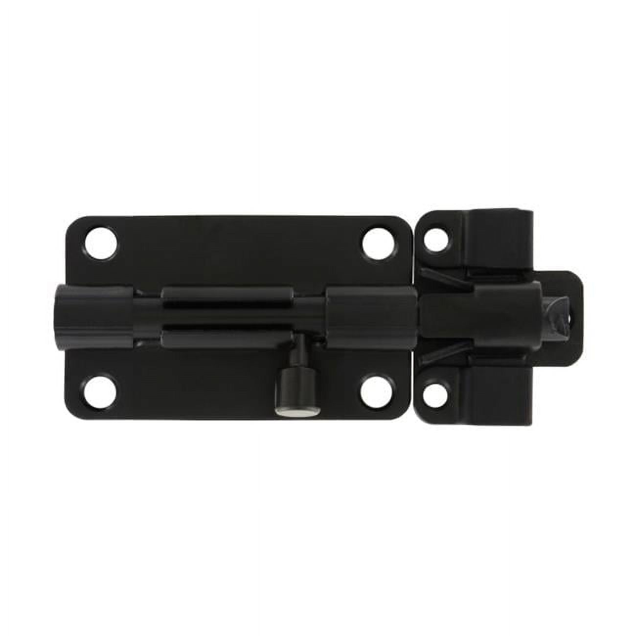 5 in. Adjustable Heavy-Duty Barrel Bolt, Black - Walmart.com