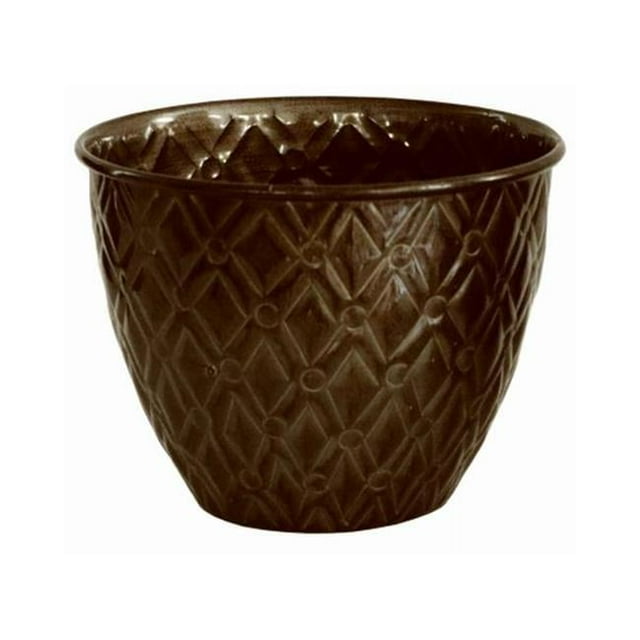 5 in. Diamond Planter, Black - Pack of 6 - Walmart.com