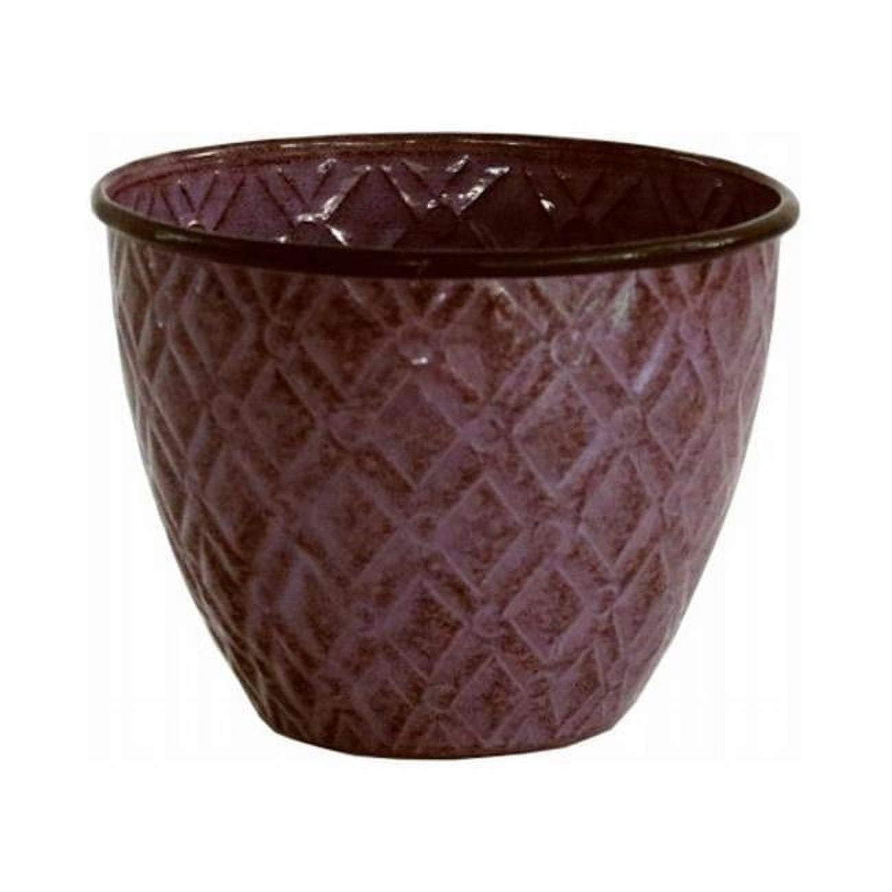 5 in. Diamond Planter, Plum - Pack of 6 - Walmart.com