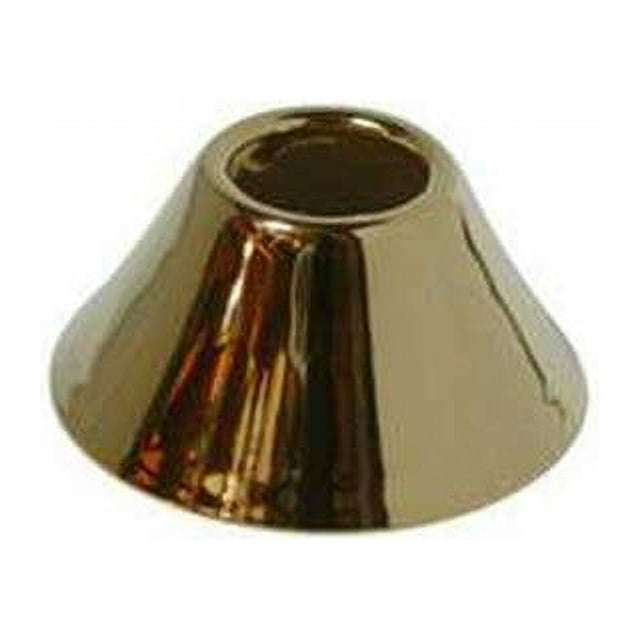 5 in. IPS Bell Flange Polished Brass - Walmart.com
