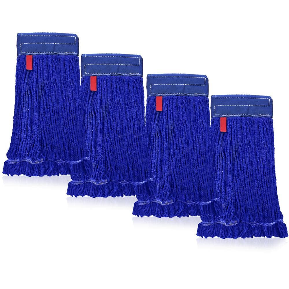 5 in. Loop End Commercial String Mop Blended Mop Head Replacement ...