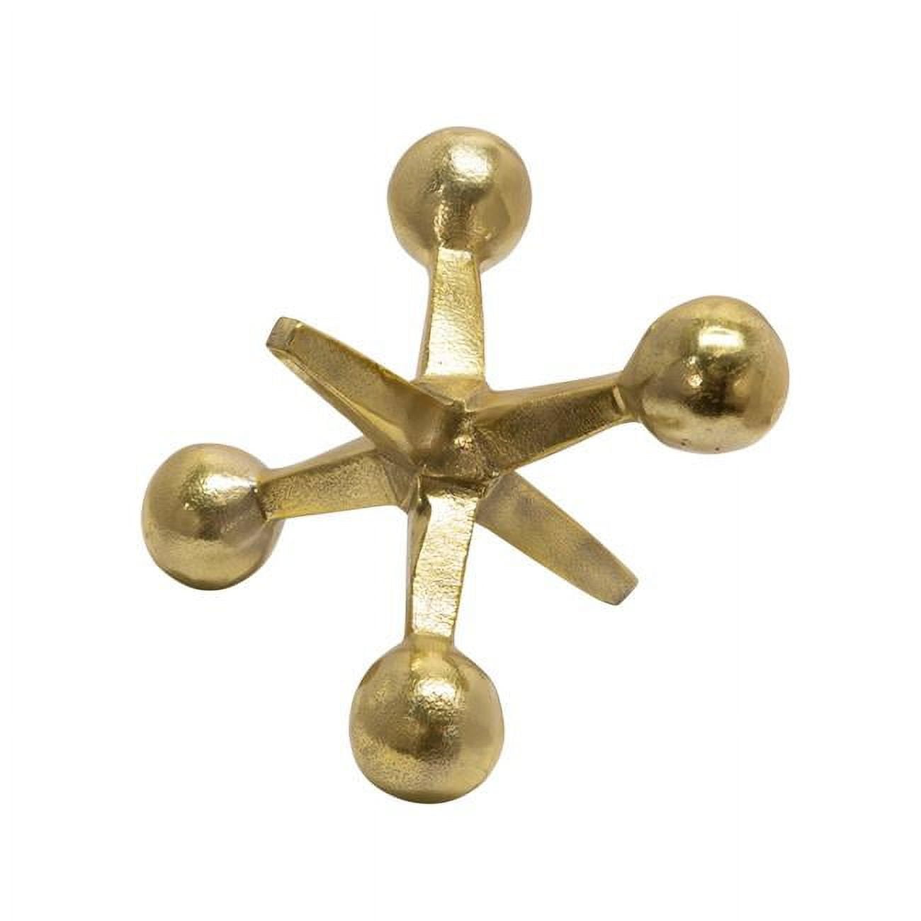 5 in. Metal Jacks Decor, Gold - Walmart.com