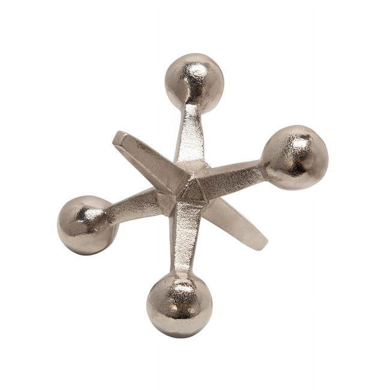 5 in. Metal Jacks Decor, Silver - Walmart.com