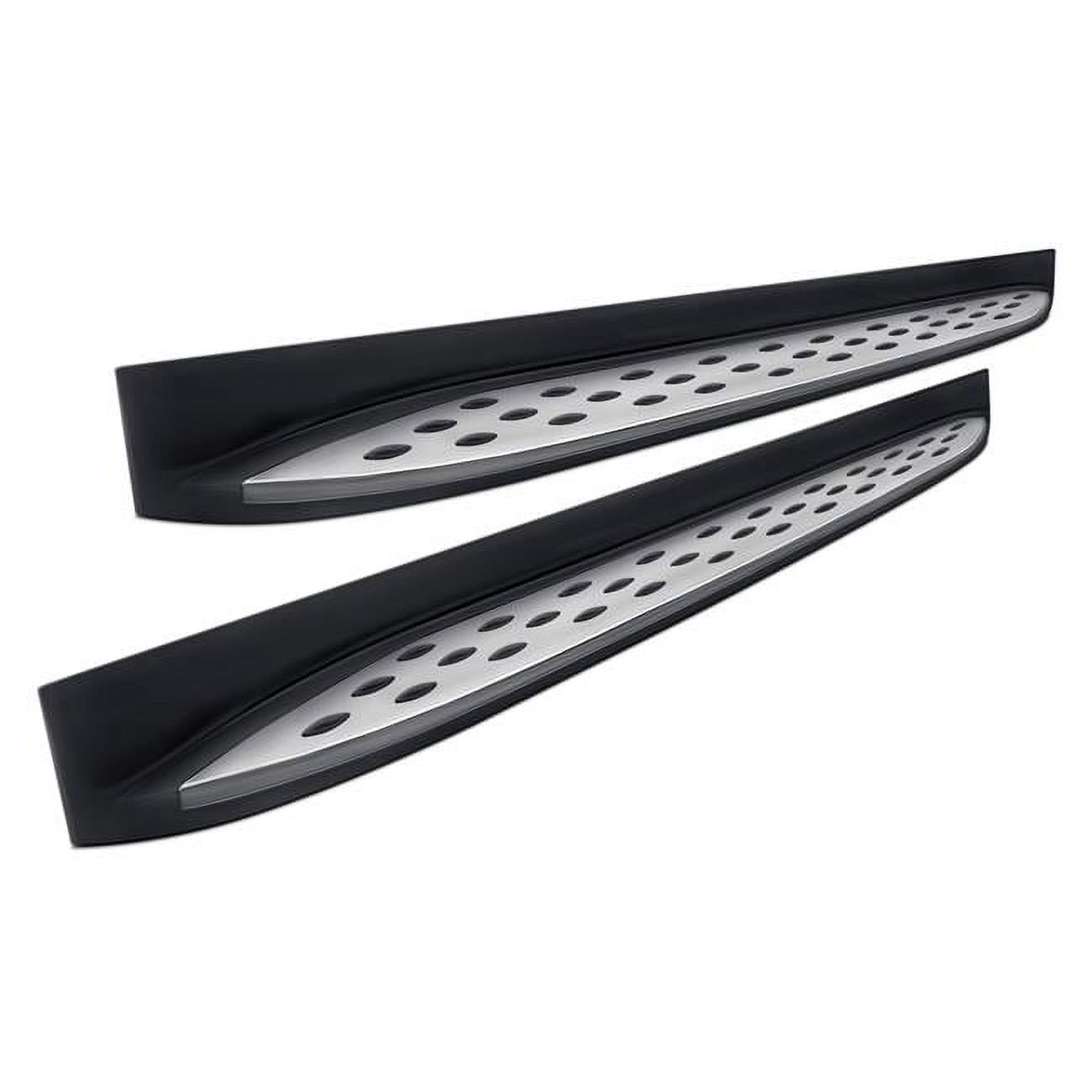 5 in. OEM Style Running Boards, Aluminum with Black Accent - Walmart.com