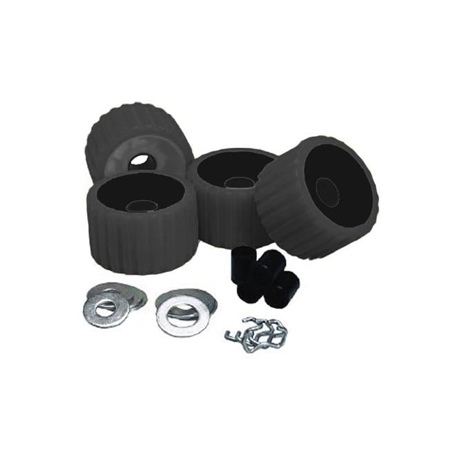 5 in. PVC Ribbed Wobble Roller Kit - Pack of 4 - Walmart.com