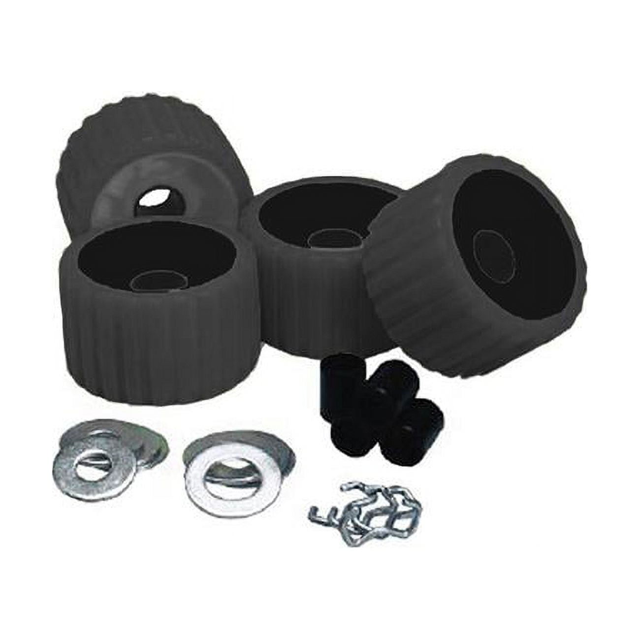 5 in. PVC Ribbed Wobble Roller Kit - Pack of 4 - Walmart.com