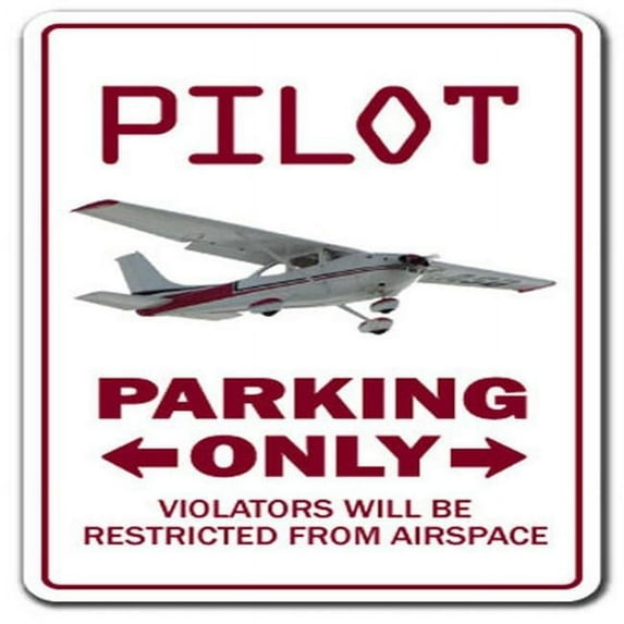 5 in. Pilot Decal - Parking Decals Air Plane Cessna Fly Beechcraft ...