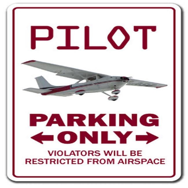 5 in. Pilot Decal - Parking Decals Air Plane Cessna Fly Beechcraft ...