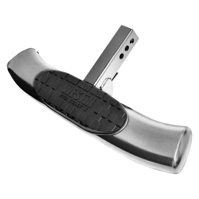 5 in. Pro Traxx Polished Hitch Step for 2 in. Receivers Stainless Steel ...