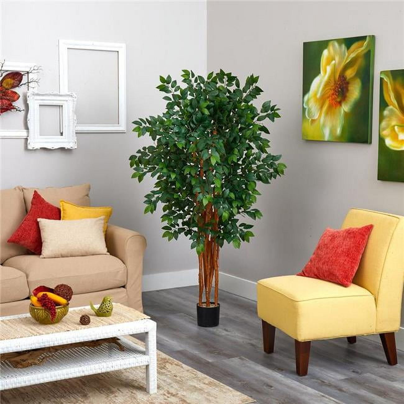 5 in. Sakaki Artificial Tree with 1470 Bendable Branches - Walmart.com