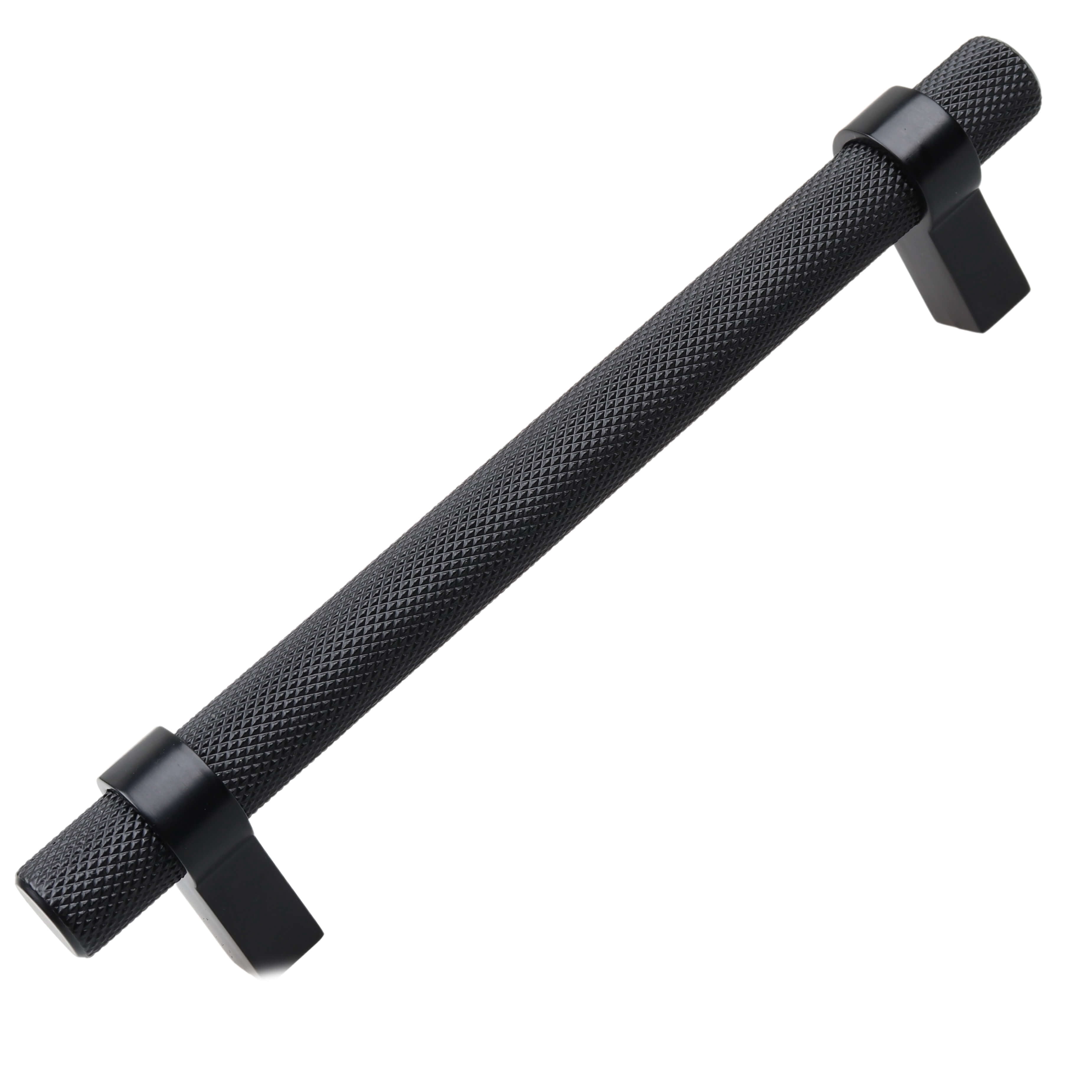 5 in. Screw Center Knurled Euro Solid Steel Bar Pull - Walmart.com