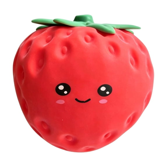 5 in Strawberry Squishy, Jumbo Squishy Strawberry Giant Big Realistic ...
