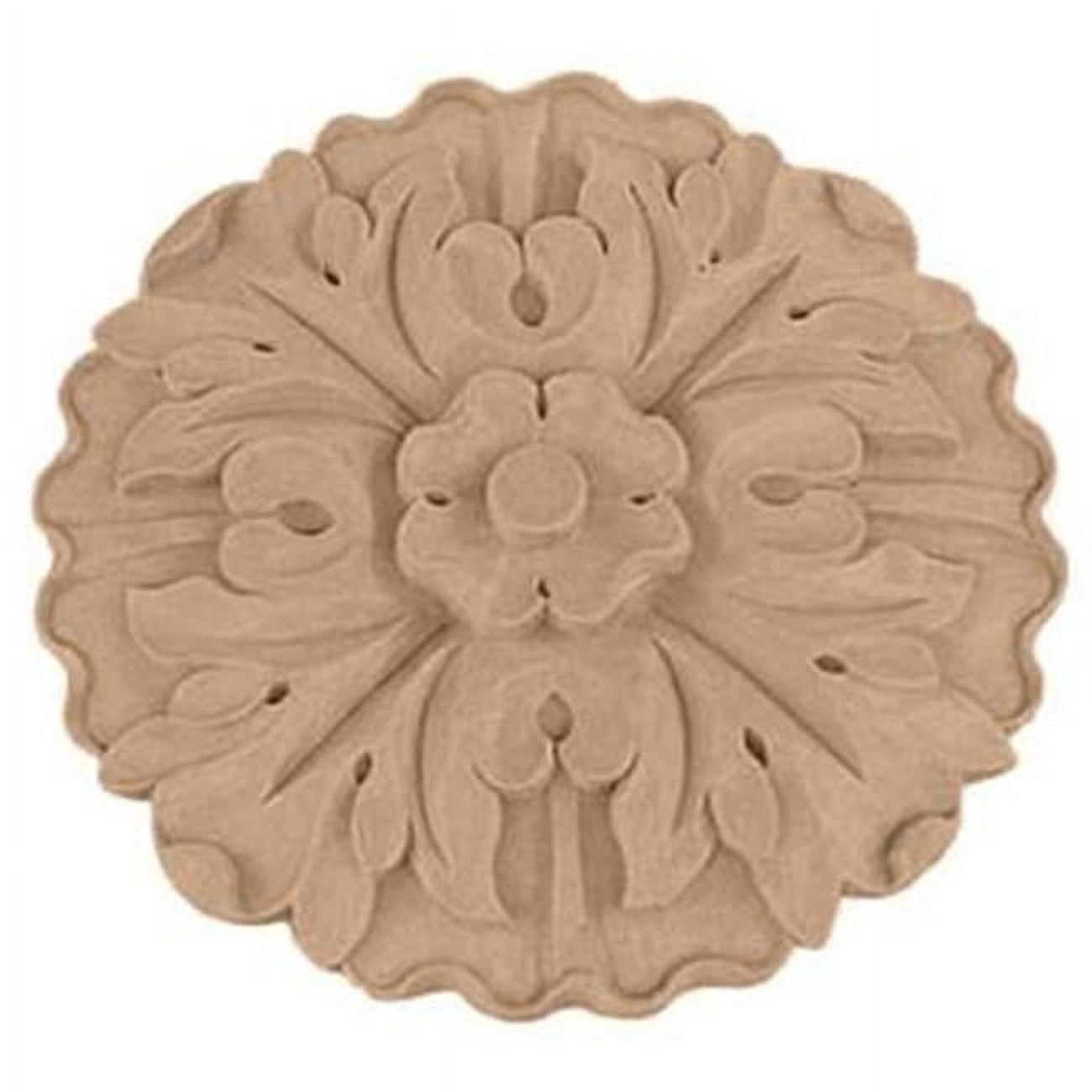 5 in. W x 5 in. H x .75 in. P Kent Rosette, Alder, Architectural Accent ...