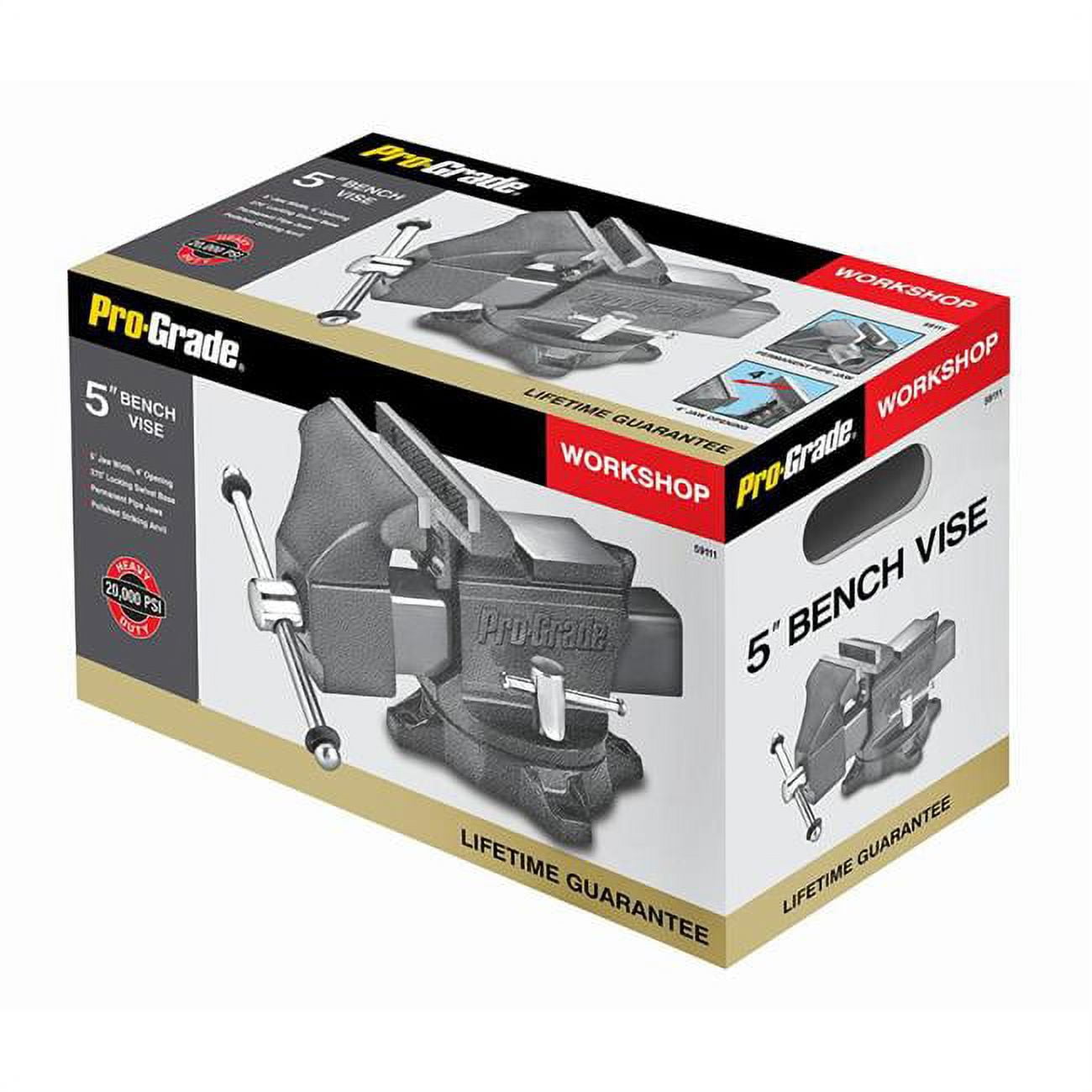 5 in. Workshop Bench Vise - Walmart.com