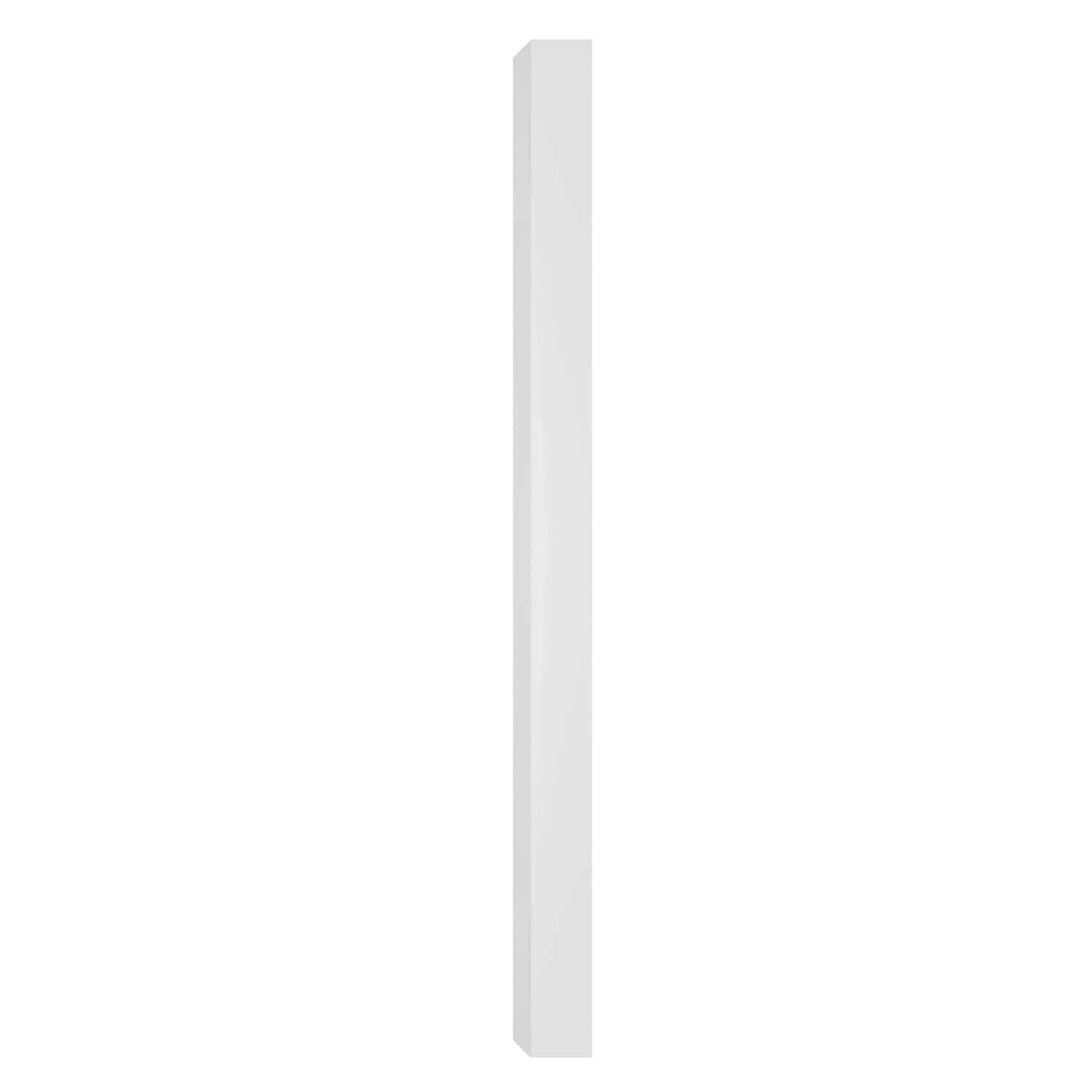 5 in. x 5 in. x 94-1/2 in. White Blank Vinyl Fence Post - Walmart.com