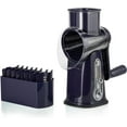 5 in1 Rotary Cheese Grater with Handle, Rotary Grater, Vegetable Slicer ...