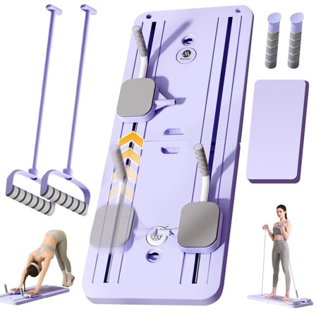 Gaiam CorePlus Reformer, Pilates Beginners Equipment for Core and ...