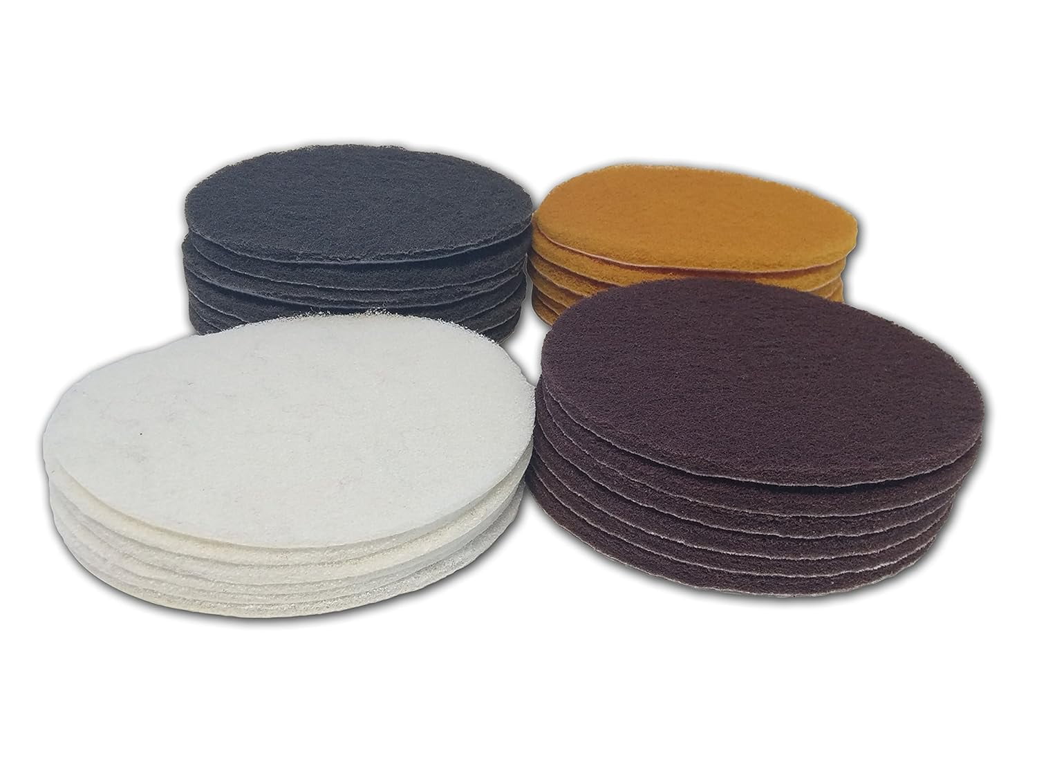 5 inch 24 Pack Sanding Pads, Scouring Pads, Multi-Color Automotive ...
