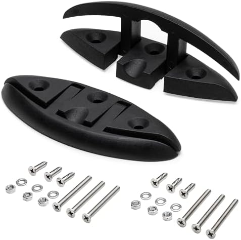 5 inch Boat Folding Cleat, Flip Up Dock Cleat with Long Screws and ...
