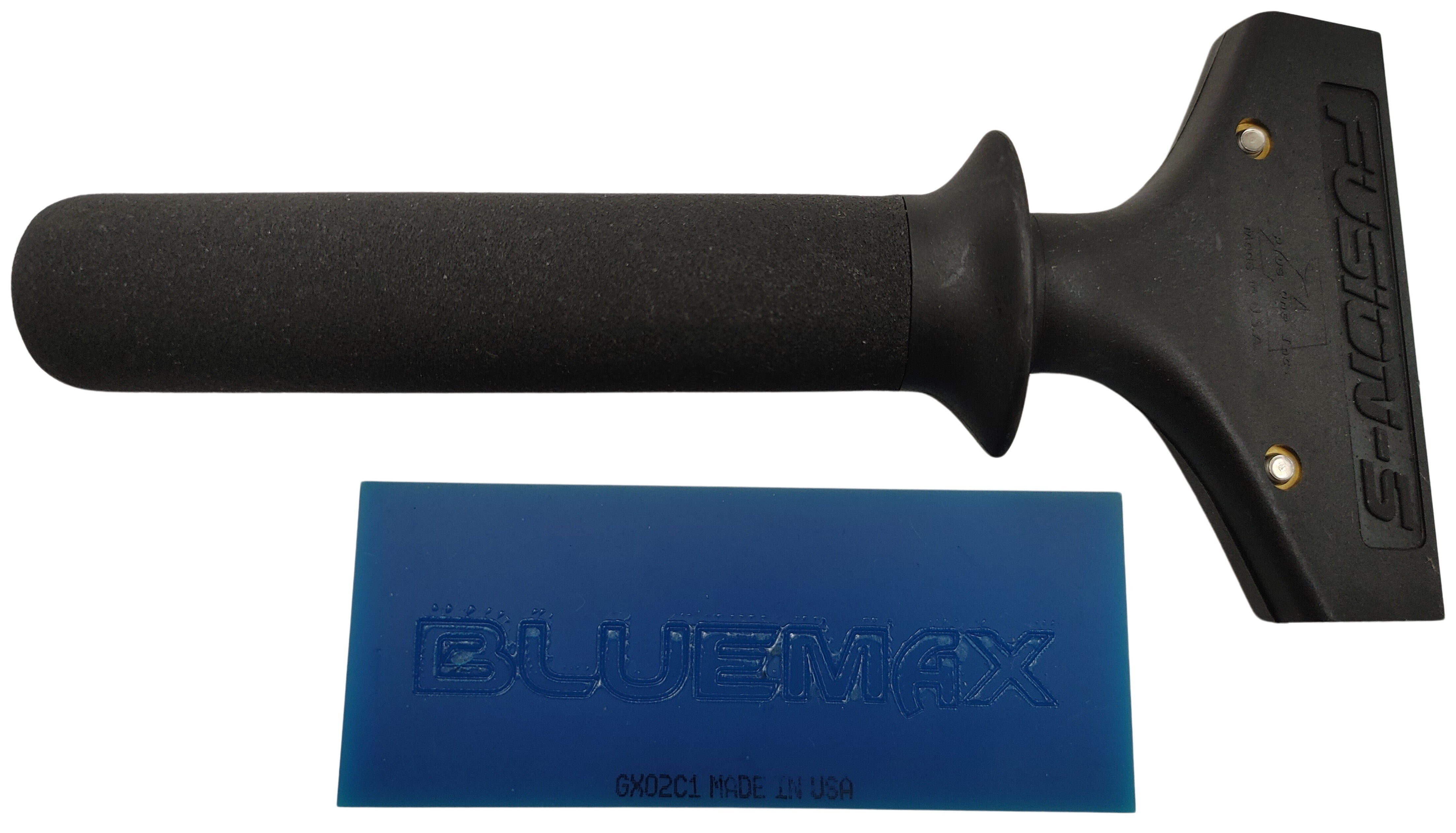 5 inch Fusion-5 Squeegee Long Handle w/ Blue Max Squeegee Blade No ...