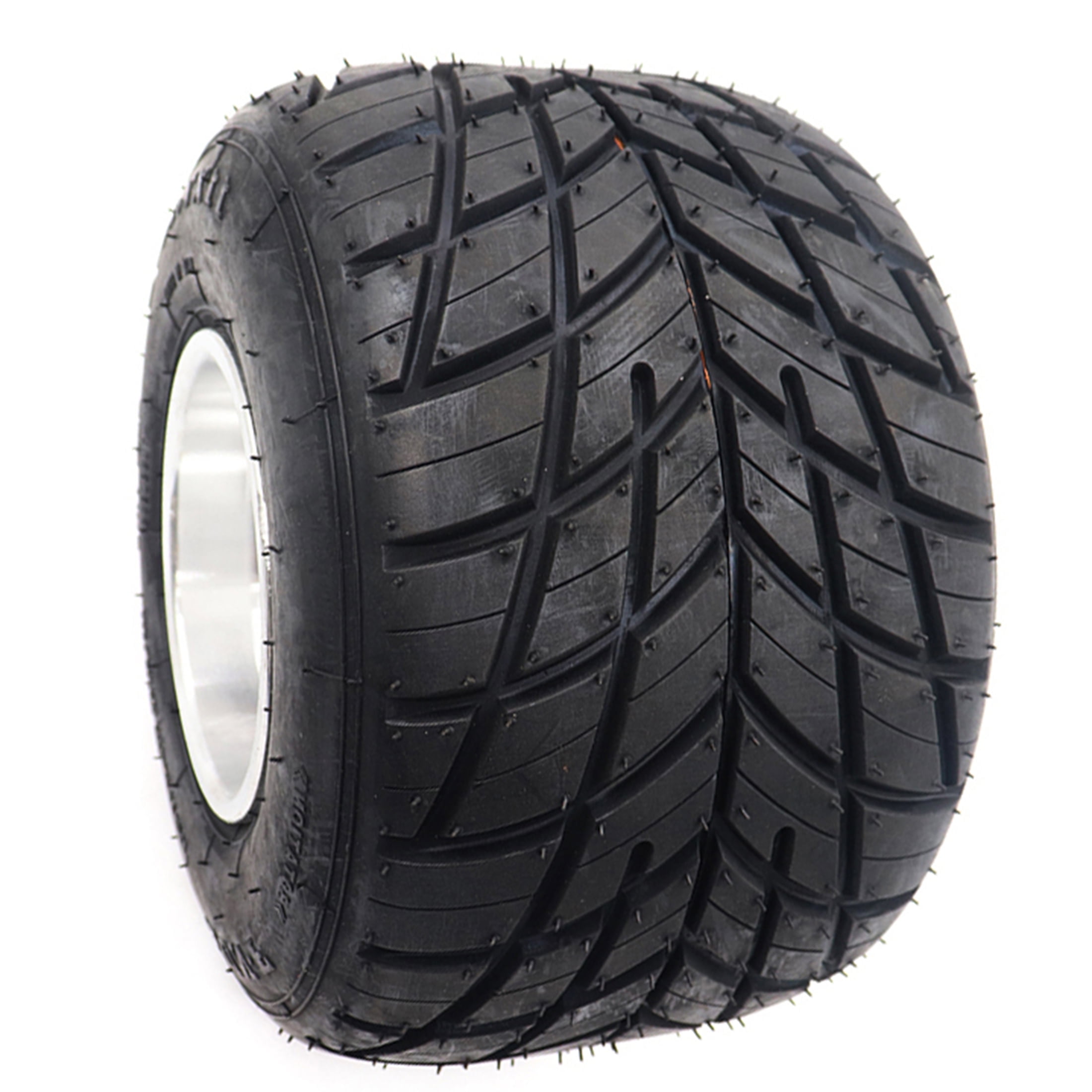 5 inch Go Kart Tires Tubeless and Rims 11x7.10-5 Tire 3 holes Rim Go ...