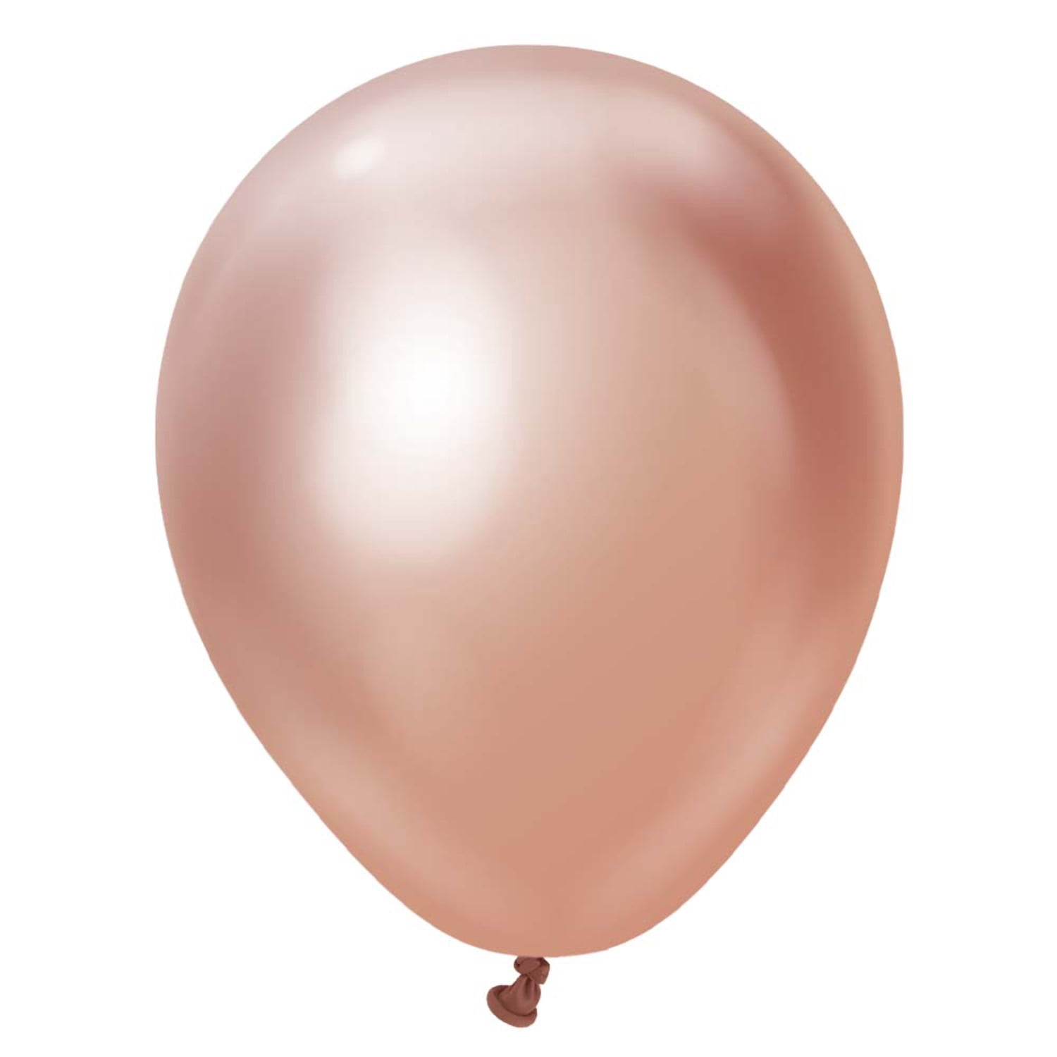 5 inch Kalisan Mirror Rose Gold Latex Balloons (100 Pack) - Party ...