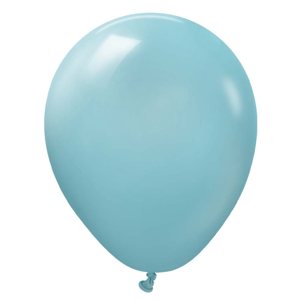 5 inch Kalisan Retro Blue Glass Latex Balloons (100 Pack) - Party ...