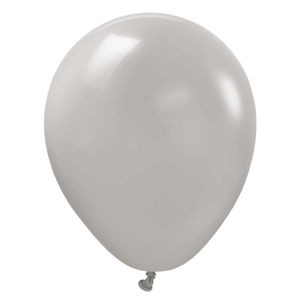 5 inch Kalisan Standard Grey Latex Balloons (100 Pack) - Party Supplies ...