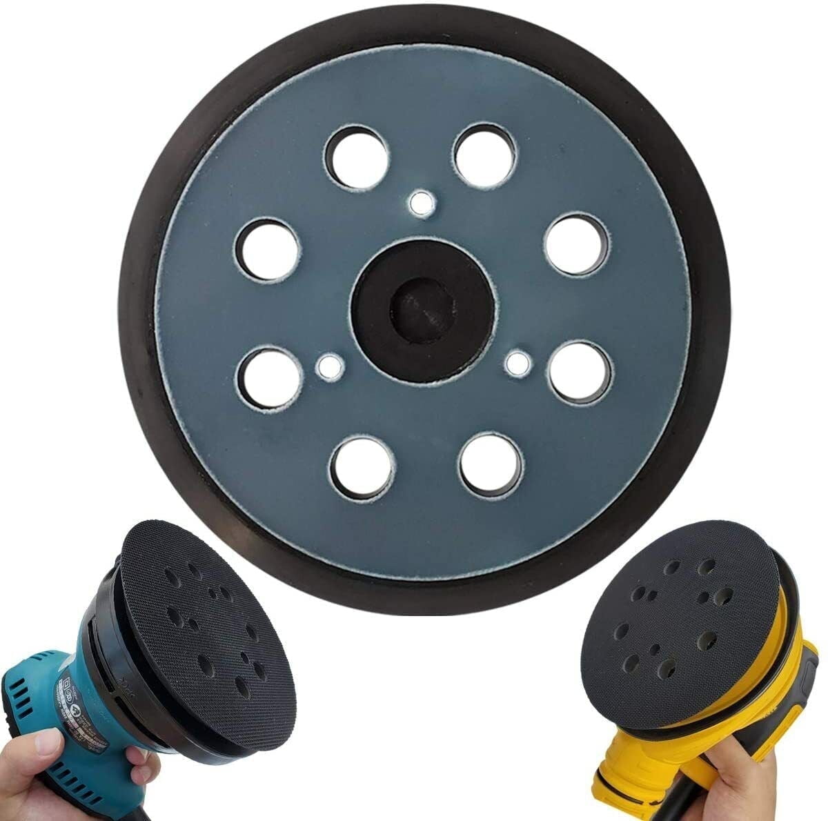 SATC 5 inch Orbital Sander Replacement Pad Hook Loop for Dewalt, Makita ...