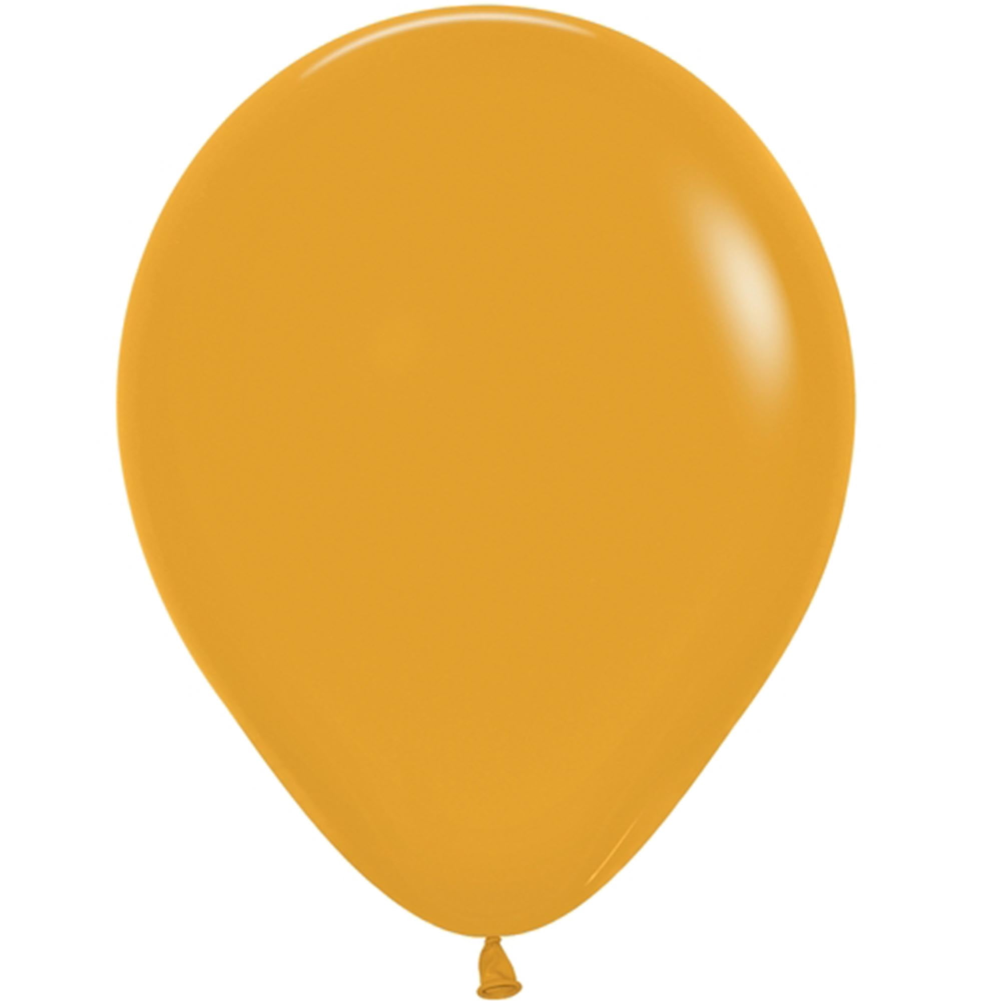 5 inch Sempertex Deluxe Mustard Latex Balloons (100 Pack) - Party ...