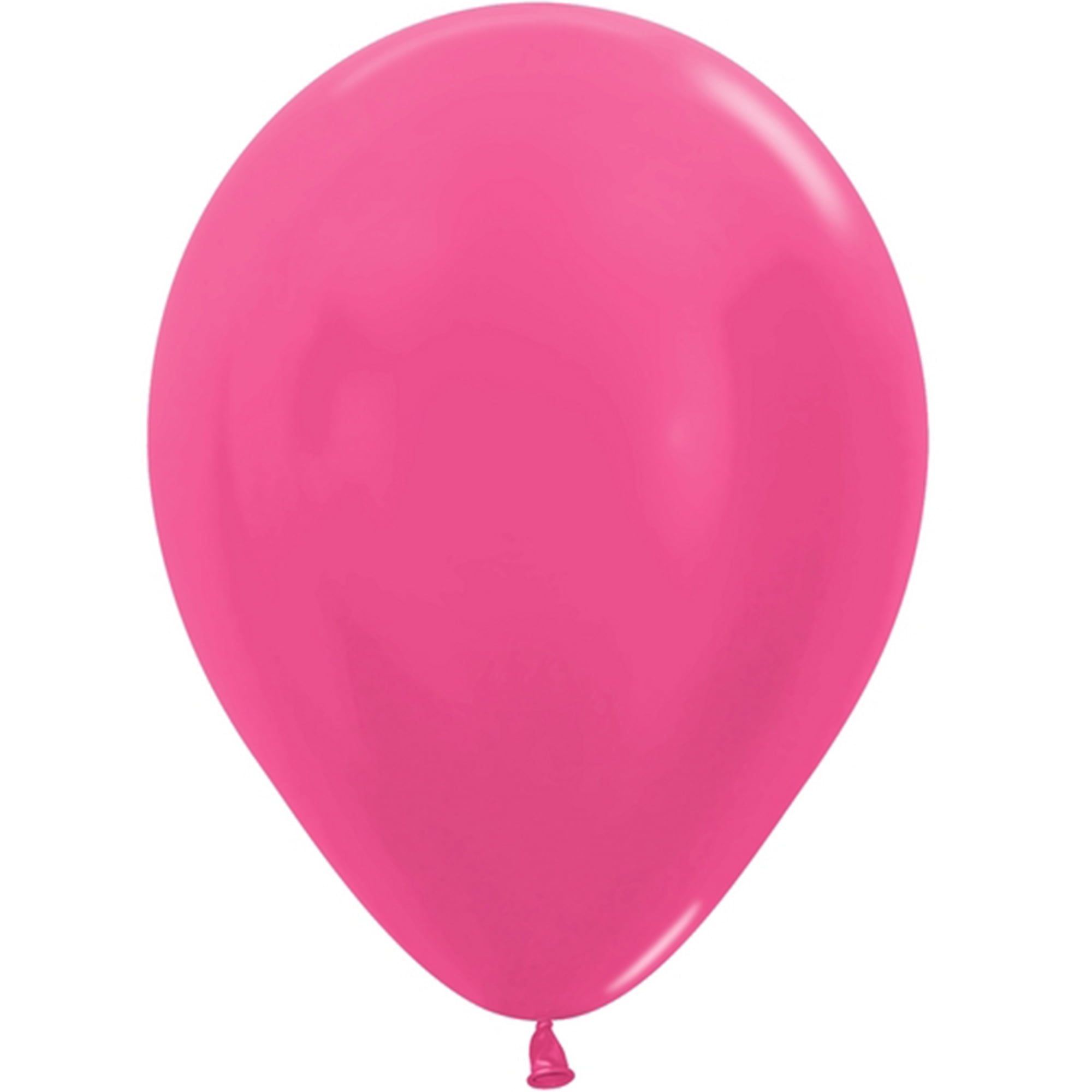 5 inch Sempertex Metallic Fuchsia Latex Balloons (100 Pack) - Party ...